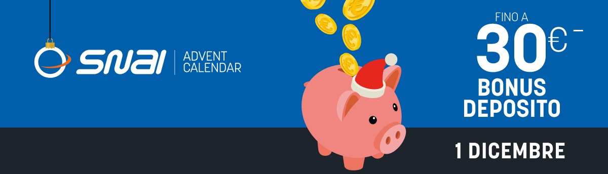 Snai - deposita 300€ con codice, ricevi 30€ - RobinOdds